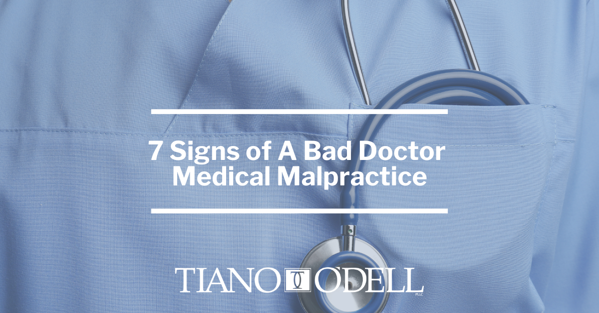 7 Signs of a Bad Doctor: Medical Malpractice